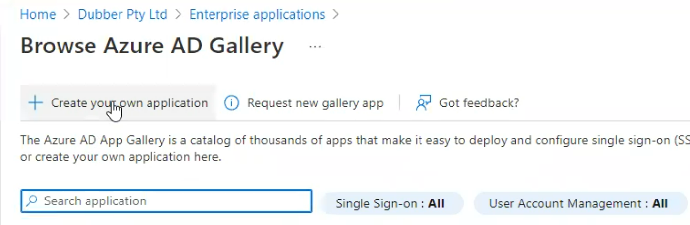 SSO - How to Enable IdP Initiated SAML SSO in Azure AD – Dubber