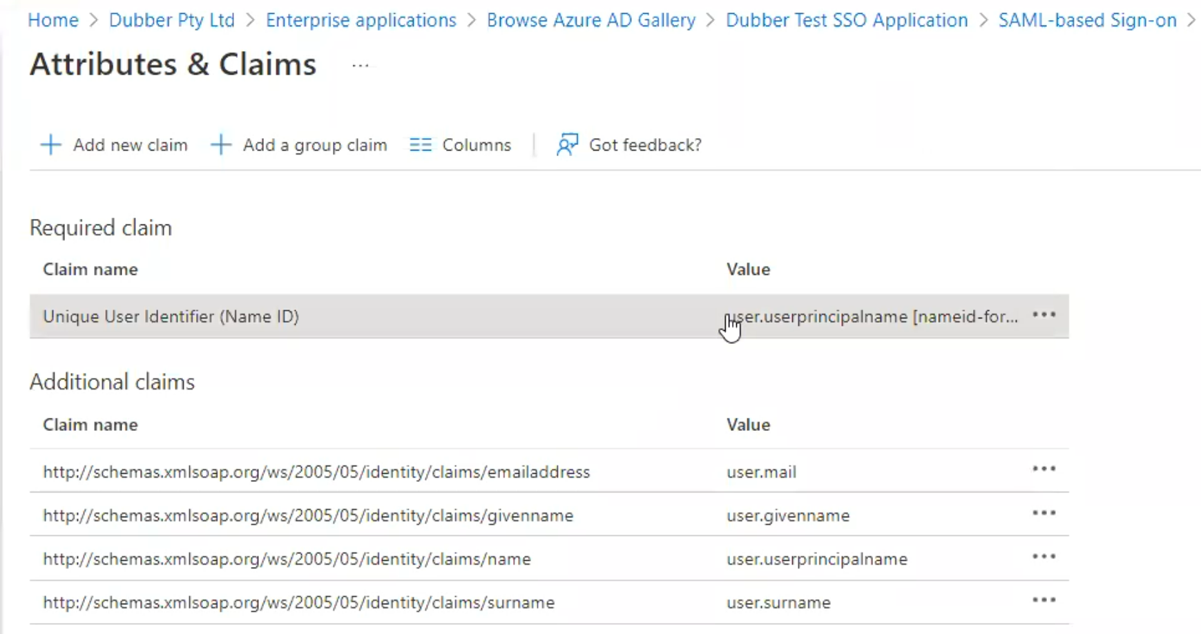 SSO - How to Enable IdP Initiated SAML SSO in Azure AD – Dubber